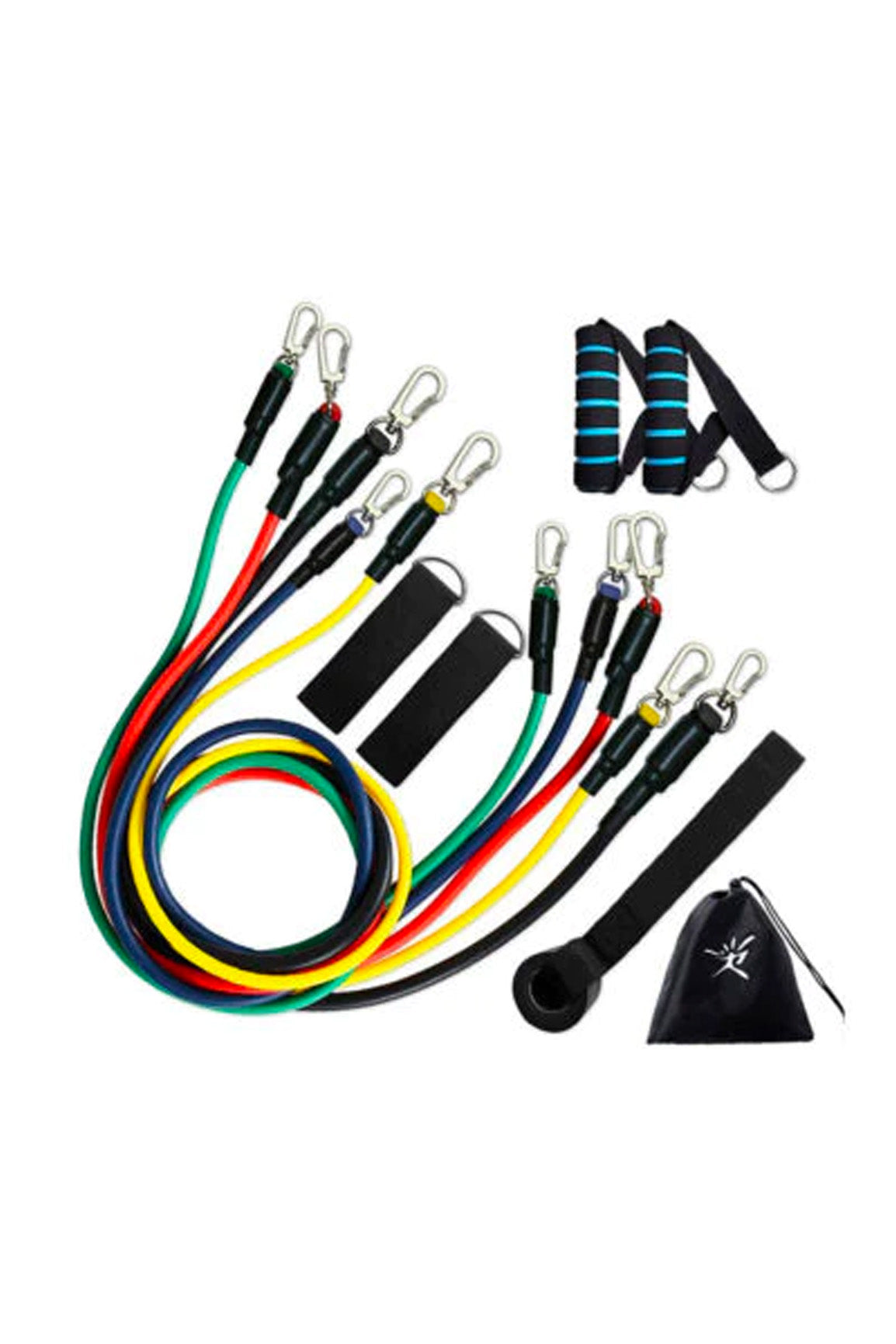 Get Fit Anywhere, Anytime with Resistance Band Set 10 Piece Set ...